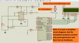 Digital humidity sensor with lcd display using microcontroller