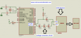gsm module interfacing with microcontroller