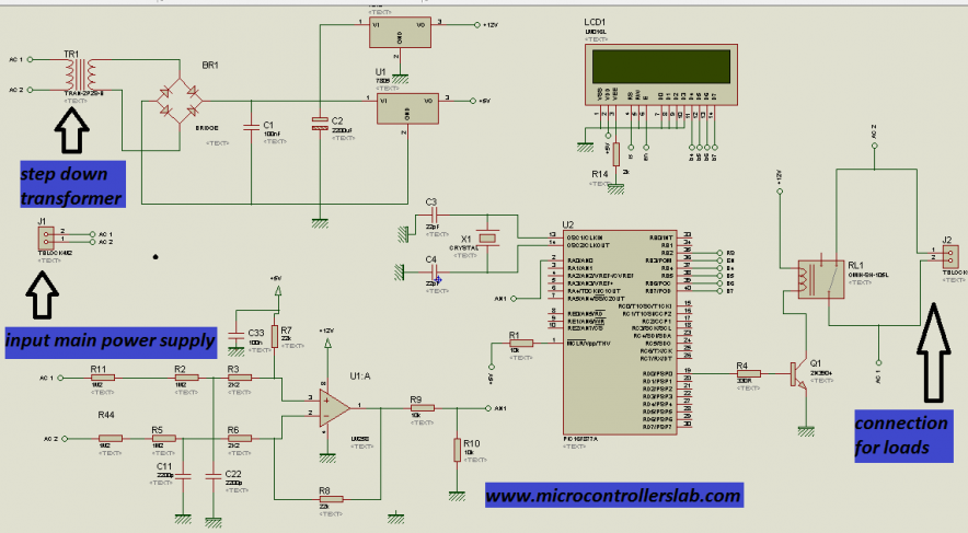 Smart under and over voltage protection system for home