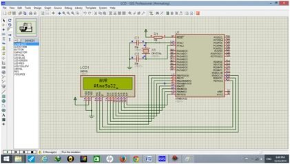 LCD Interfacing with ATmega32 AVR Microcontroller