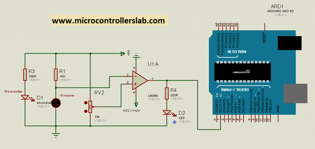 Infrared Sensor Module Interfacing With Arduino Obstacle Detection