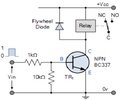 Electromechanical Relays interfacing circuits with microcontroller