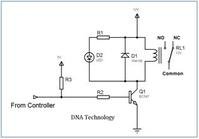 Electromechanical Relays interfacing circuits with microcontroller