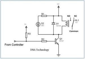 Electromechanical Relays interfacing circuits with microcontroller