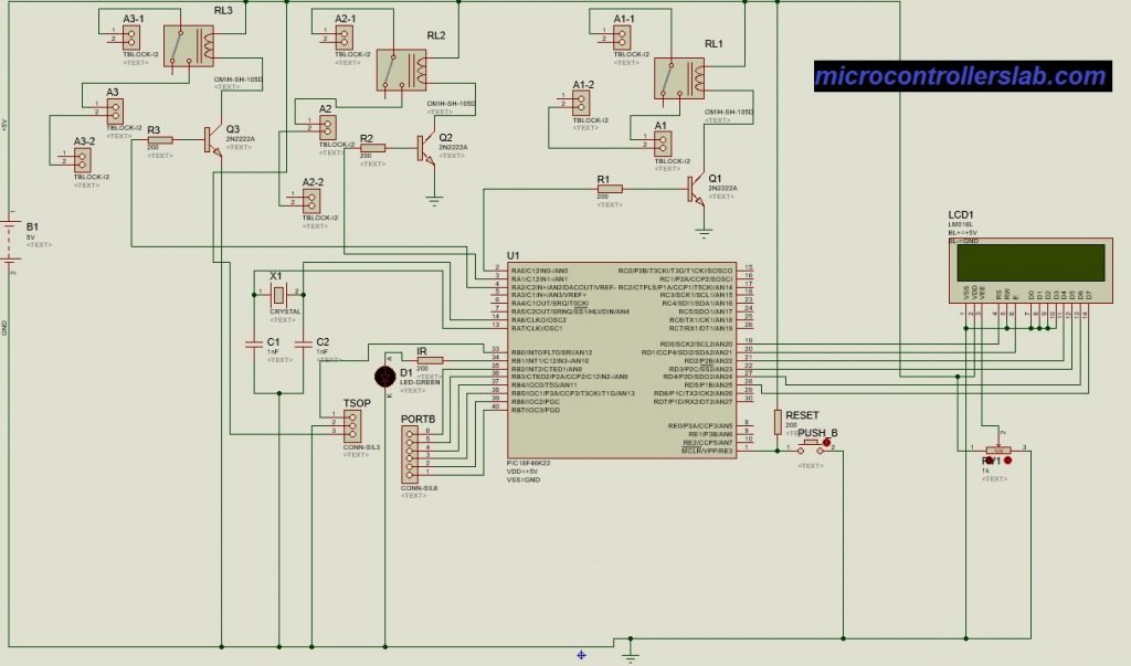 Tv remote controlled home automation system using pic microcontroller