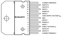 L298N motor driver IC pinout, features, applications and Example