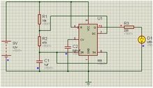 555 timer IC Pinout, Examples Circuits, Different modes, Applications