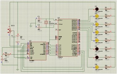 ADC 0804 Interfacing with 8051 Microcontroller