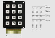 4x4 keypad interfacing with Arduino