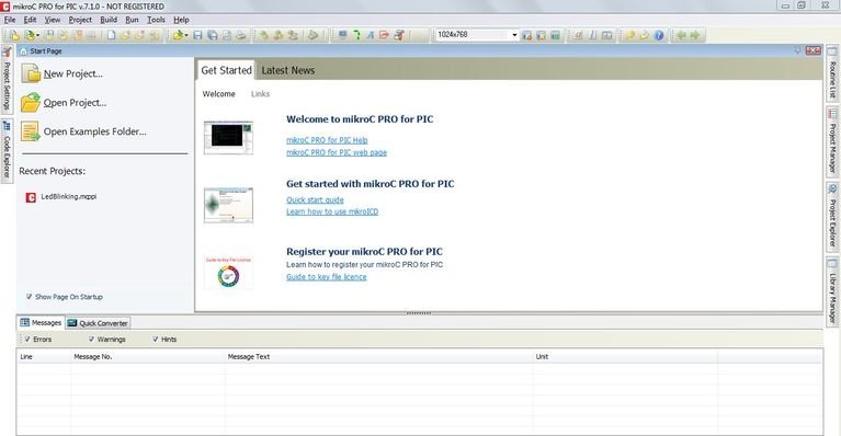 MikroC PRO for PIC Getting Started Tutorial - Write Your First Program