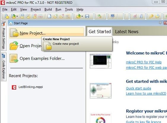 Mikroc Pro For Pic Getting Started Tutorial Write Your First Program