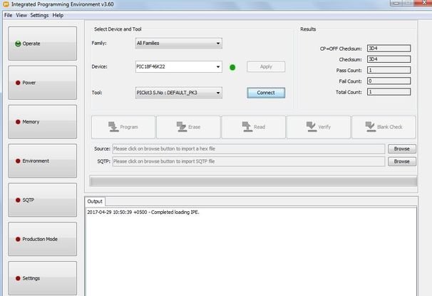 How To Use Pickit3 To Upload Program To Pic Microcontroller