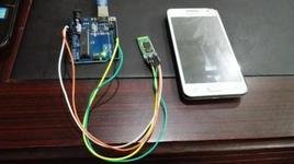 HC-05 Bluetooth module interfacing with arduino with LED control example