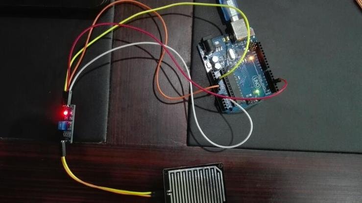 Rain Drop Sensor Module Pinout Working Interfacing With Arduino