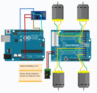 WiFi Controlled Robot using Arduino and Blynk App