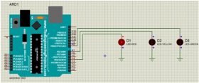 Simple One Way Traffic Light using arduino