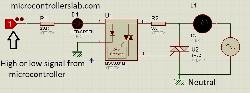 Ac Load Interfacing With Pic Microcontroller Microcontrollers Lab