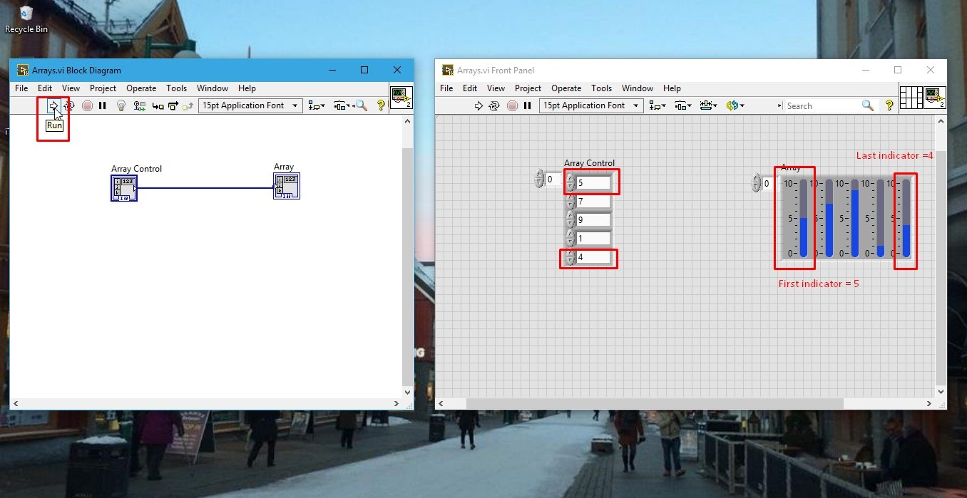 Arrays In Labview With Examples Tutorial 5 Microcontrollers Lab
