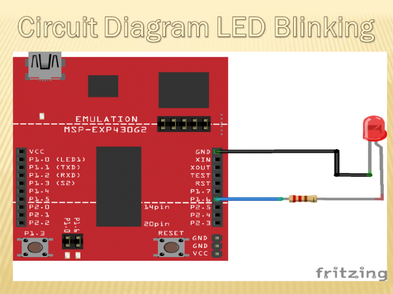How To Use Input Output Pins Of Msp430g2 Launchpad