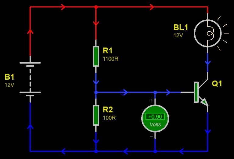 How to Use Transistor as a Switch with Example Circuits
