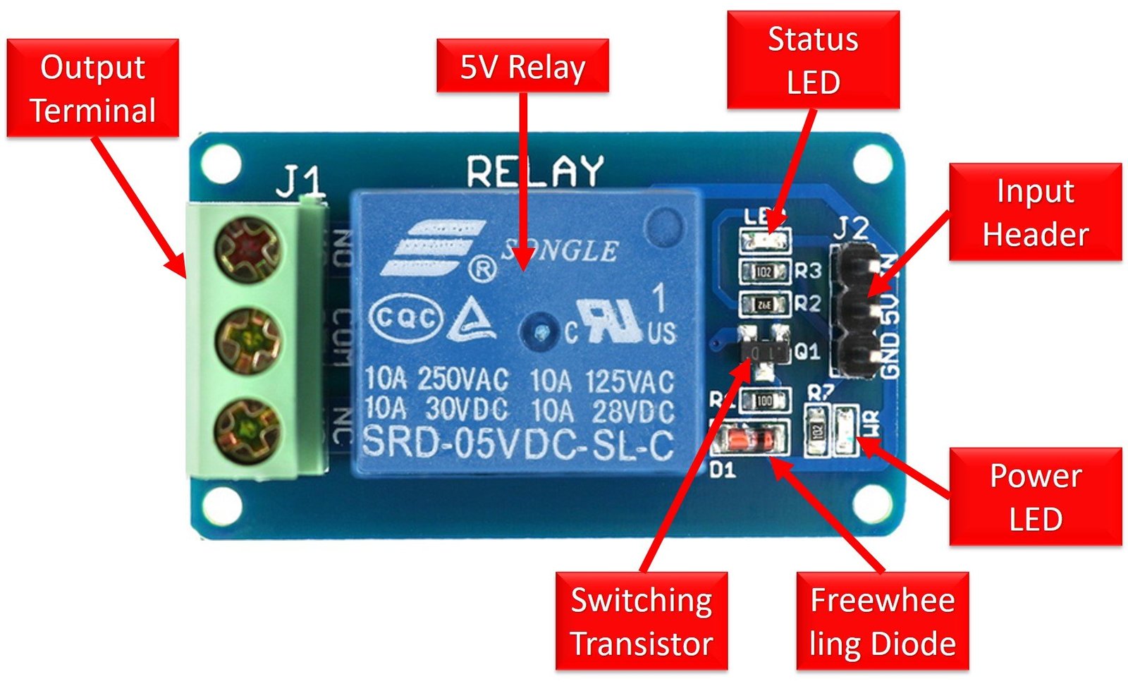 Circuit Diagram Of 5v Relay - Wiring Diagram
