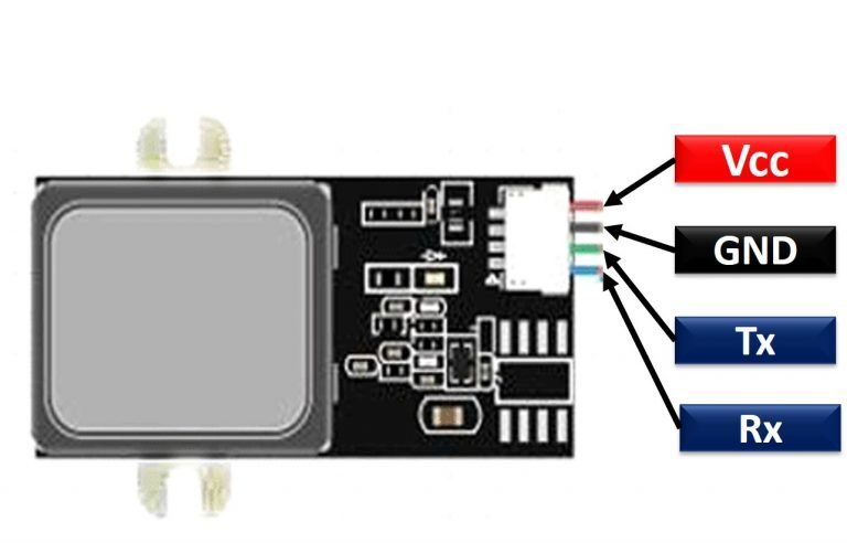 Gt511c3 Fingerprint Scanner Pinout And Interfacing With Arduino