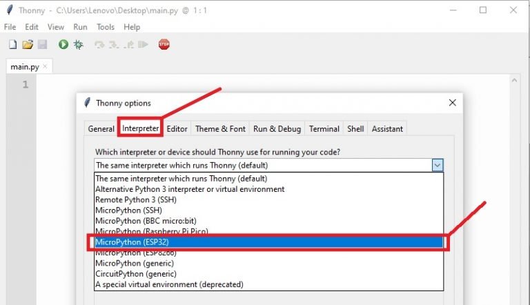 Getting Started With Thonny Micropython Ide For Esp32 And Esp8266