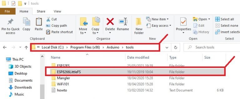 LittleFS Introduction & Install ESP8266 Filesystem Uploader in Arduino IDE
