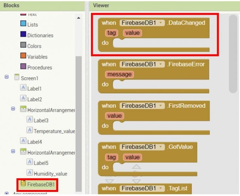 ESP32 Send Sensor Readings from Google Firebase to Android app