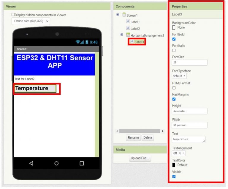 ESP32 Send Sensor Readings from Google Firebase to Android app