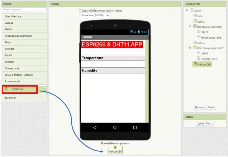 ESP8266 NodeMCU with Google Firebase – Create a Web App