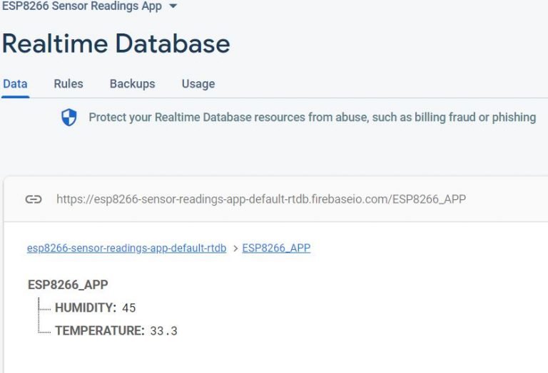 ESP8266 NodeMCU with Google Firebase – Create a Web App