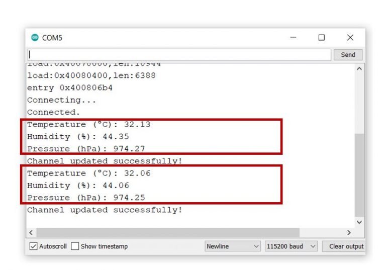 ESP8266 NodeMCU Send Sensor Readings to ThingSpeak ( Arduino ) ESP8266 NodeMCU Send Sensor Readings to ThingSpeak ( Arduino )
