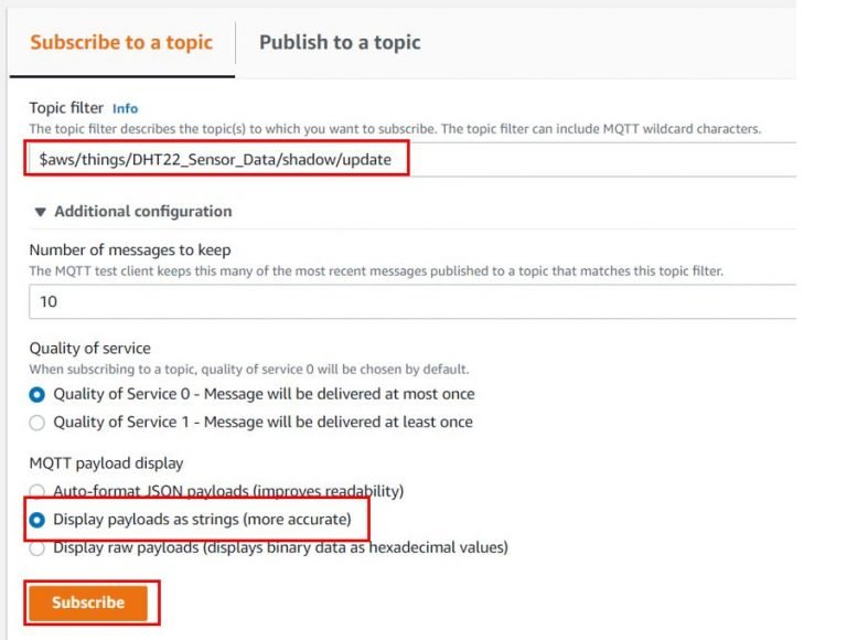 Connect Esp32 To Aws Iot Mqtt And Publish Sensor Readings