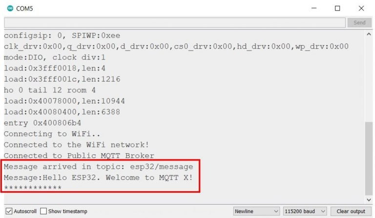 Connect ESP32 to EMQX Cloud MQTT Broker (Arduino IDE)