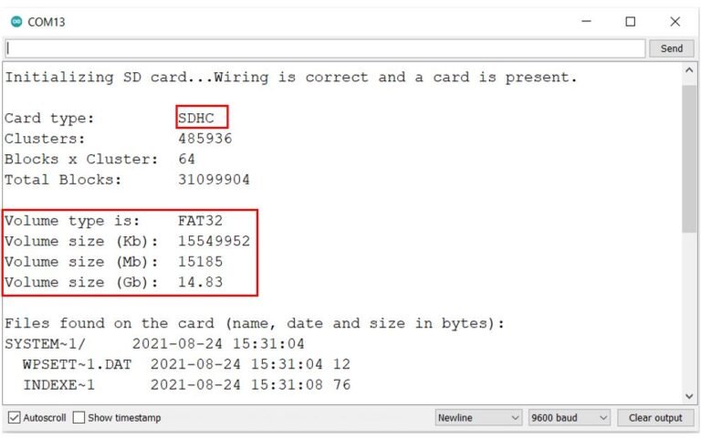 Micro SD Card Interfacing with Arduino using MicroSD Module