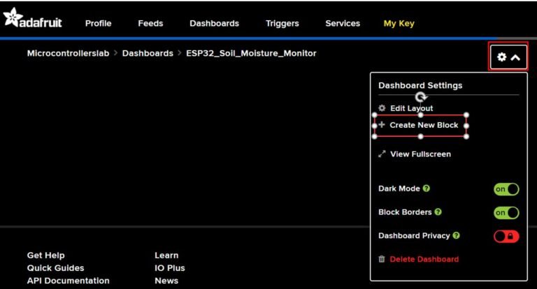 IoT based Soil Moisture Monitoring System with ESP32 and Adafruit IO
