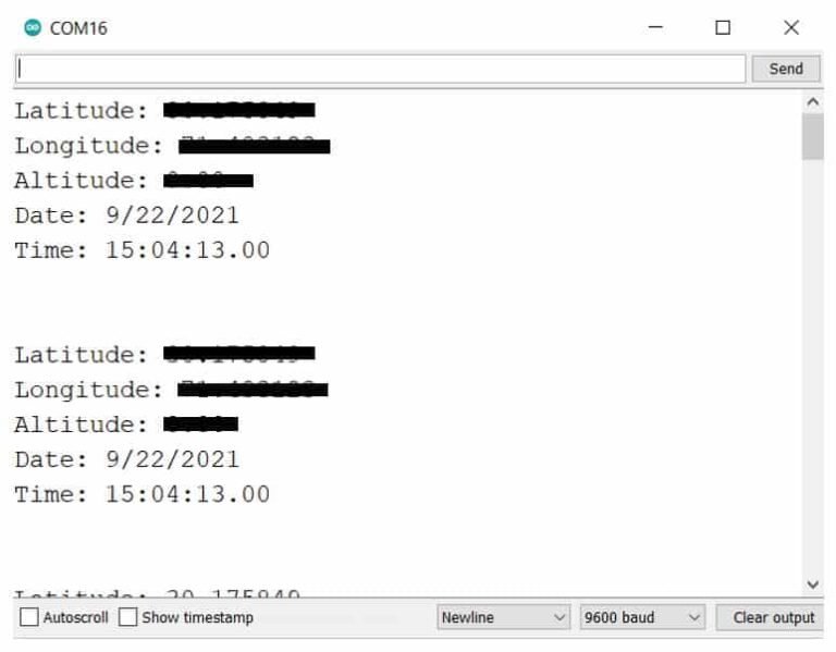 Interface NEO-6M GPS Module with Arduino