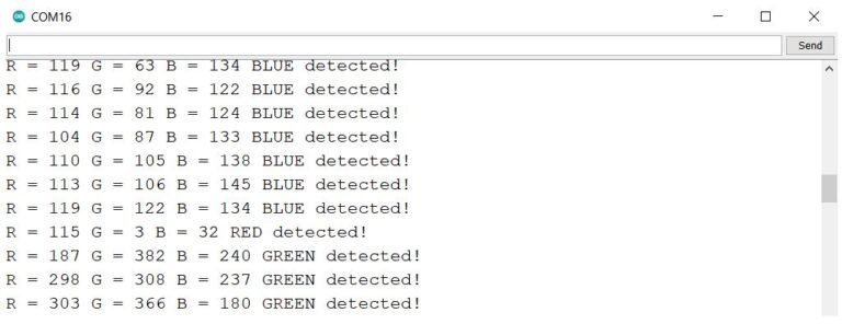 Interface TCS230/TCS3200 Color Sensor with Arduino