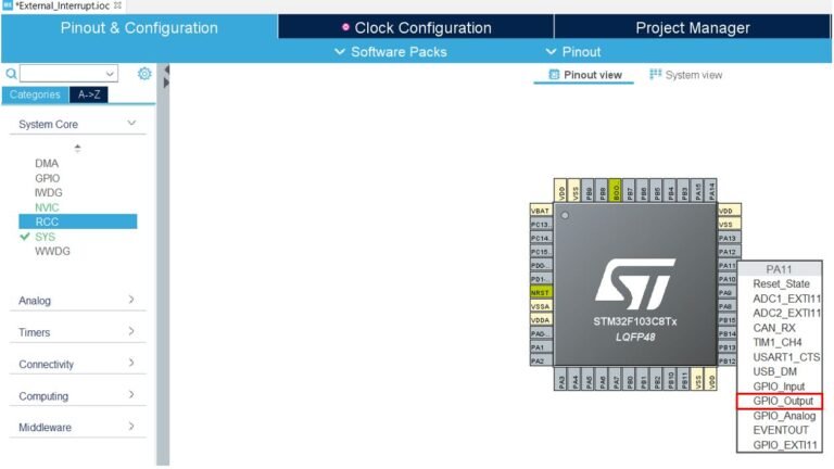 STM32 Blue Pill External Interrupts with STM32Cube IDE - HAL Libraries