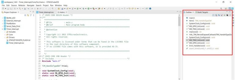 STM32 Blue Pill Timer Interrupt with STM32Cube IDE and HAL Libraries