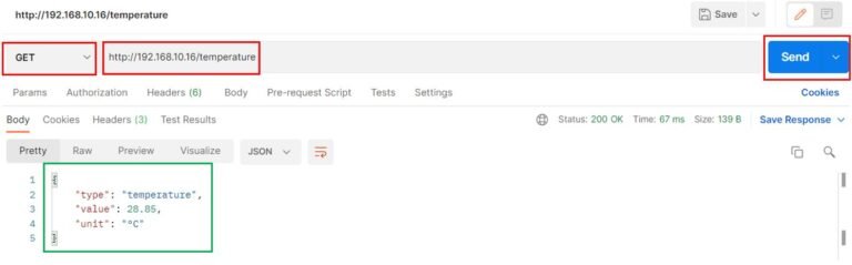 ESP32 Rest API Web Server GET and POST Examples with Postman API