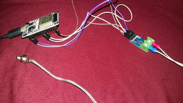 K-Type Thermocouple MAX6675 Amplifier with ESP32