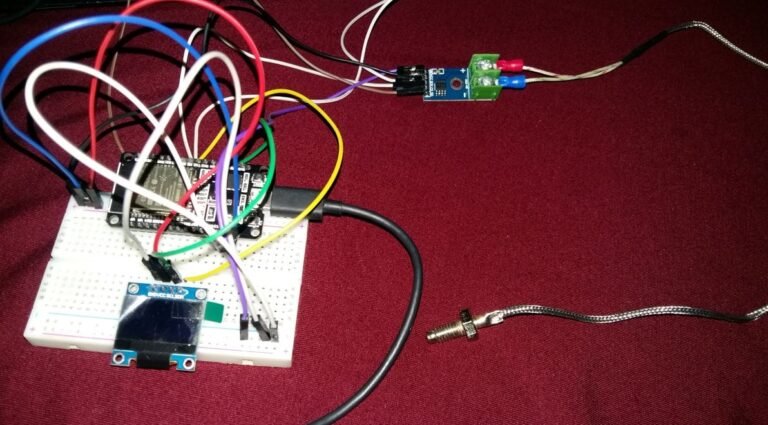 K-Type Thermocouple MAX6675 Amplifier with ESP32