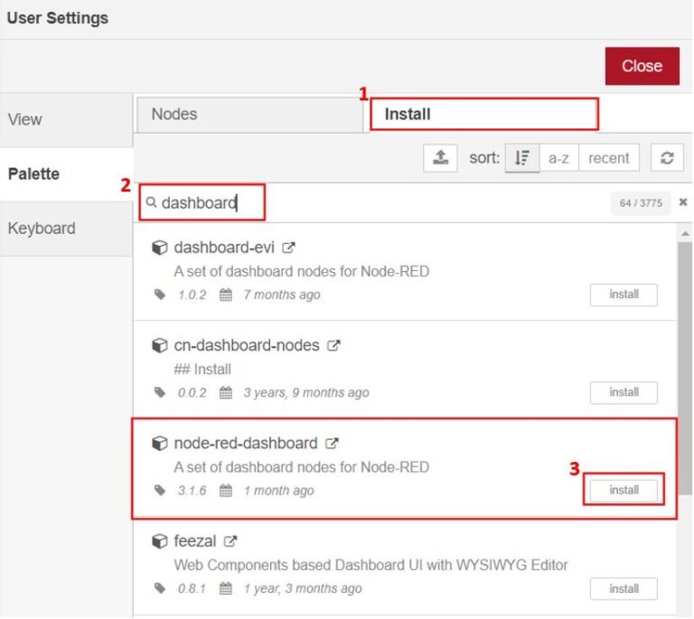 Install Node-RED on Windows and Getting Started with Dashboard