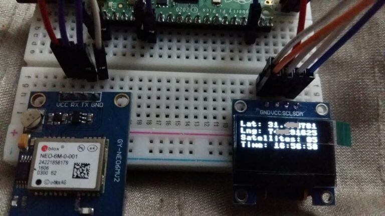 Neo 6m Gps Module With Raspberry Pi Pico Using Micropython