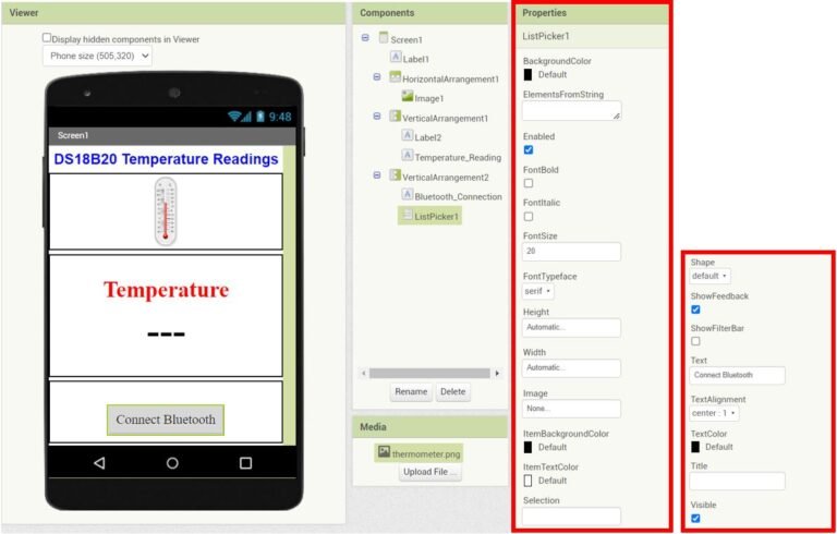 Arduino Send Sensor Readings to Android app with MIT App Inventor