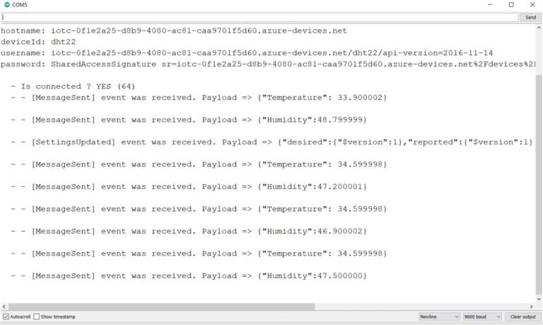 ESP8266 Getting Started with Microsoft Azure IoT Central