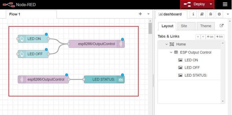 ESP8266 NodeMCU MQTT Pub-Sub with ESP32 and Node-RED
