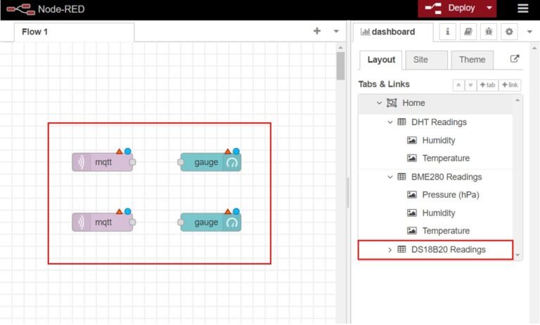 Micropython Esp32 Mqtt Publish Multiple Sensor Readings To Node Red